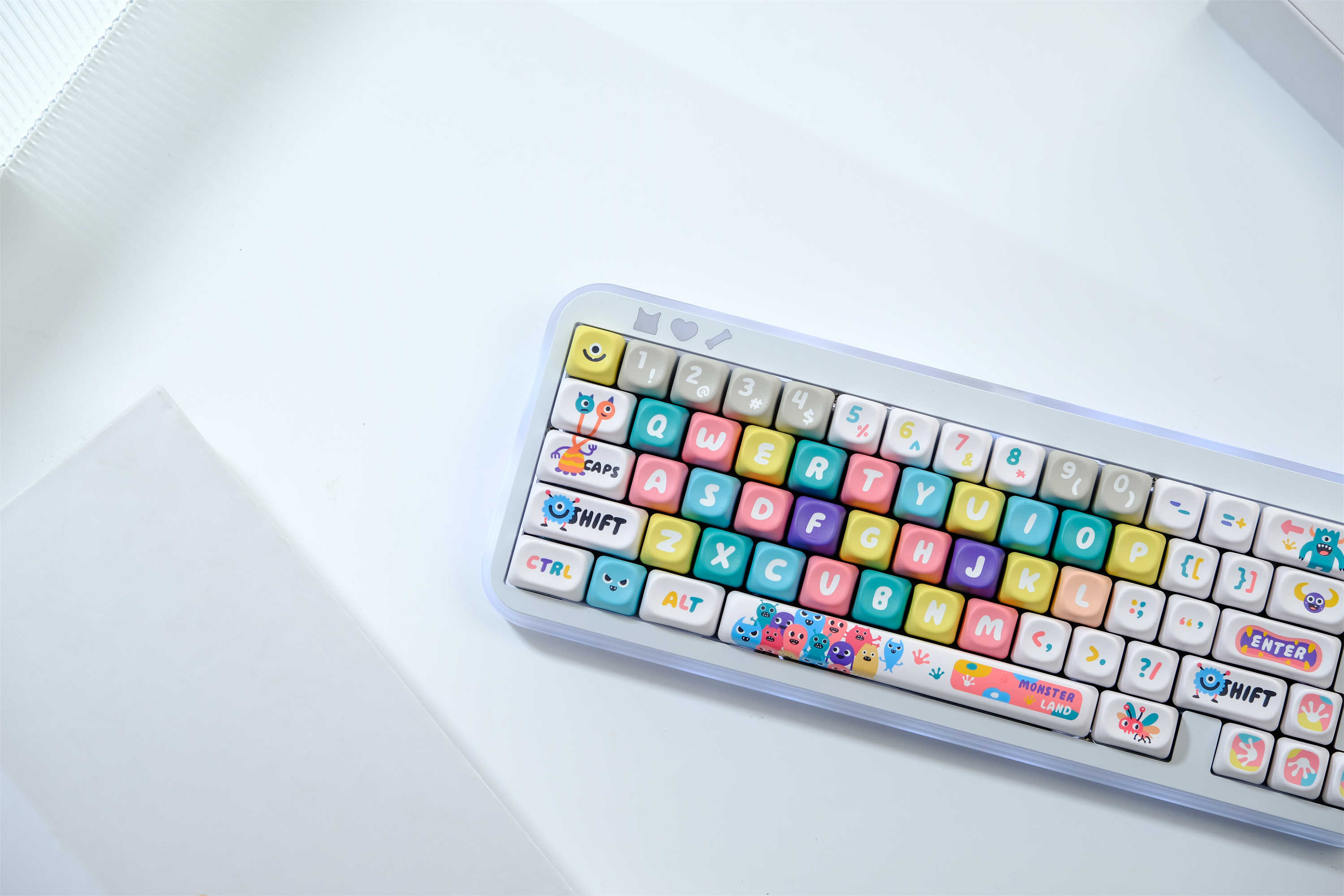 GMK Little Monster keycaps, 126 Keys keycaps MOA Profile DYE-SUB ...