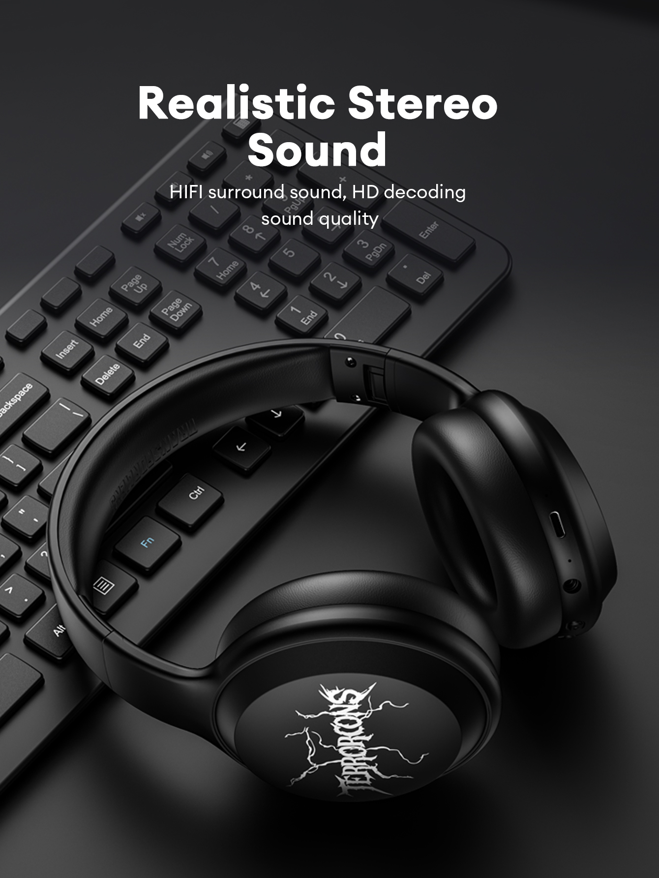 Transformers TF-G06 Low Latency Wireless Bluetooth Headphones With Mic ...