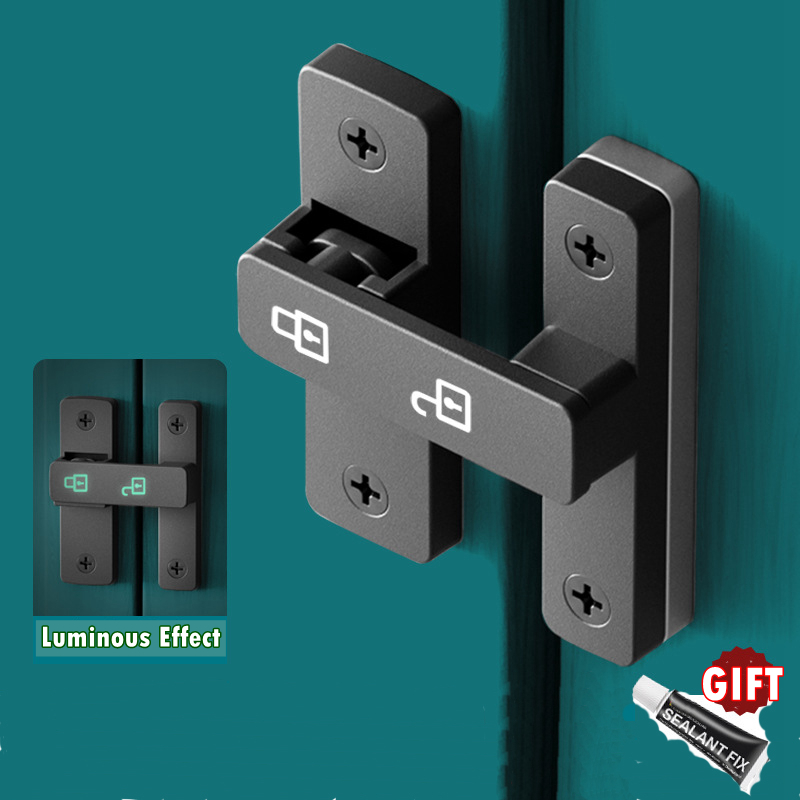 90°/180° Door Latch Dual use Password lock Sliding Door Latch Swivel ...