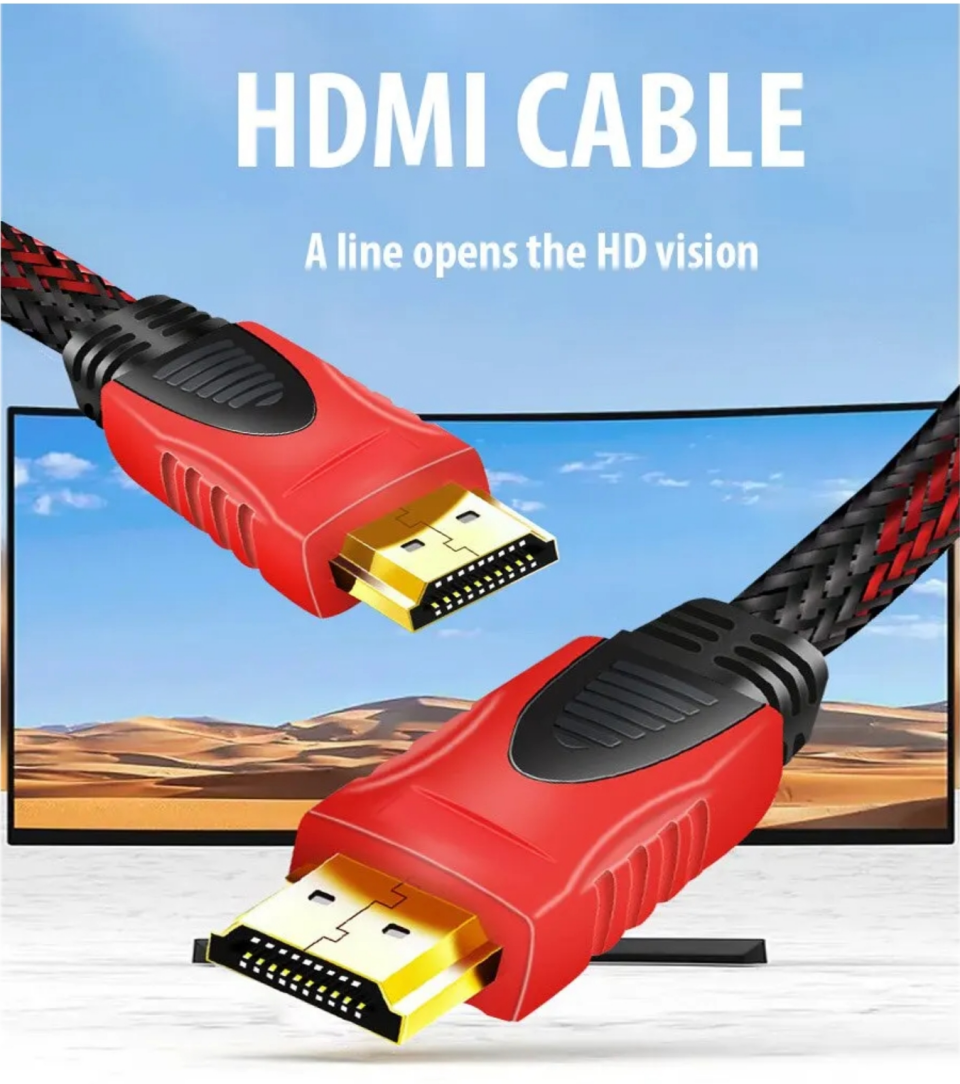Mengqing high-speed 1.36-meter HDMI cable, high-definition TV, black ...