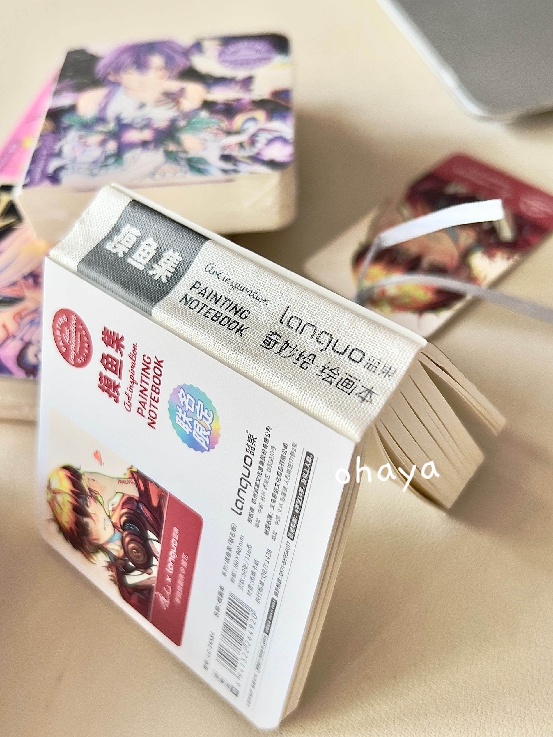 Ohaya 丨 languo Illustrator Co-Branded Blank Notebook 丨 200gsm Touch ...