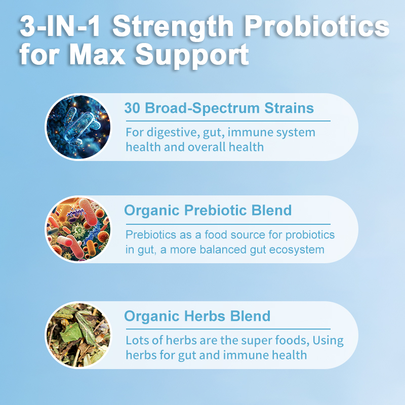 Mulittea Probiotic Hard Capsules 300 Billion CFU Active Organisms ...