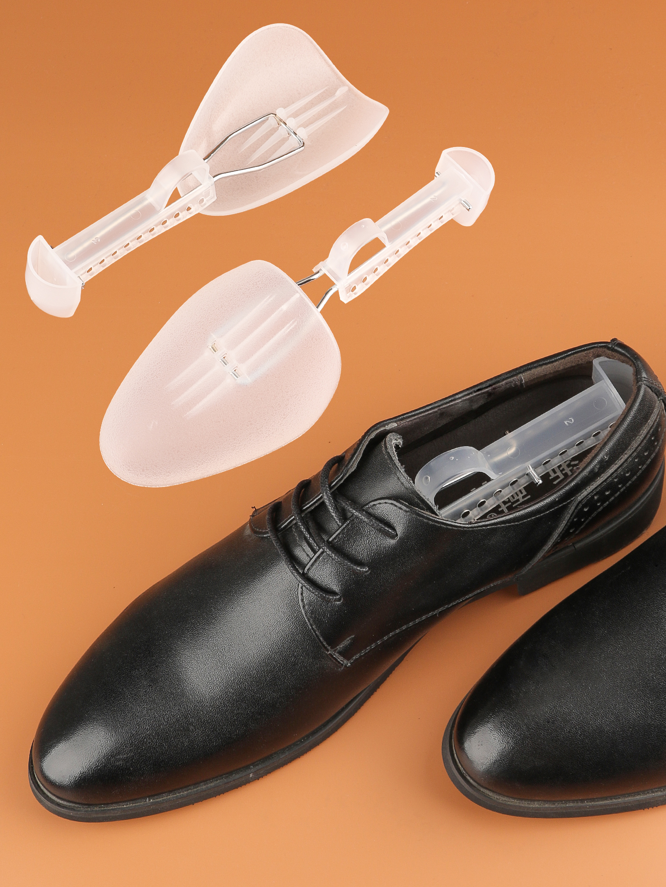 1 Pair Men's Plastic Shoe Tree Adjustable Shoe Stretcher Shaper Boot ...