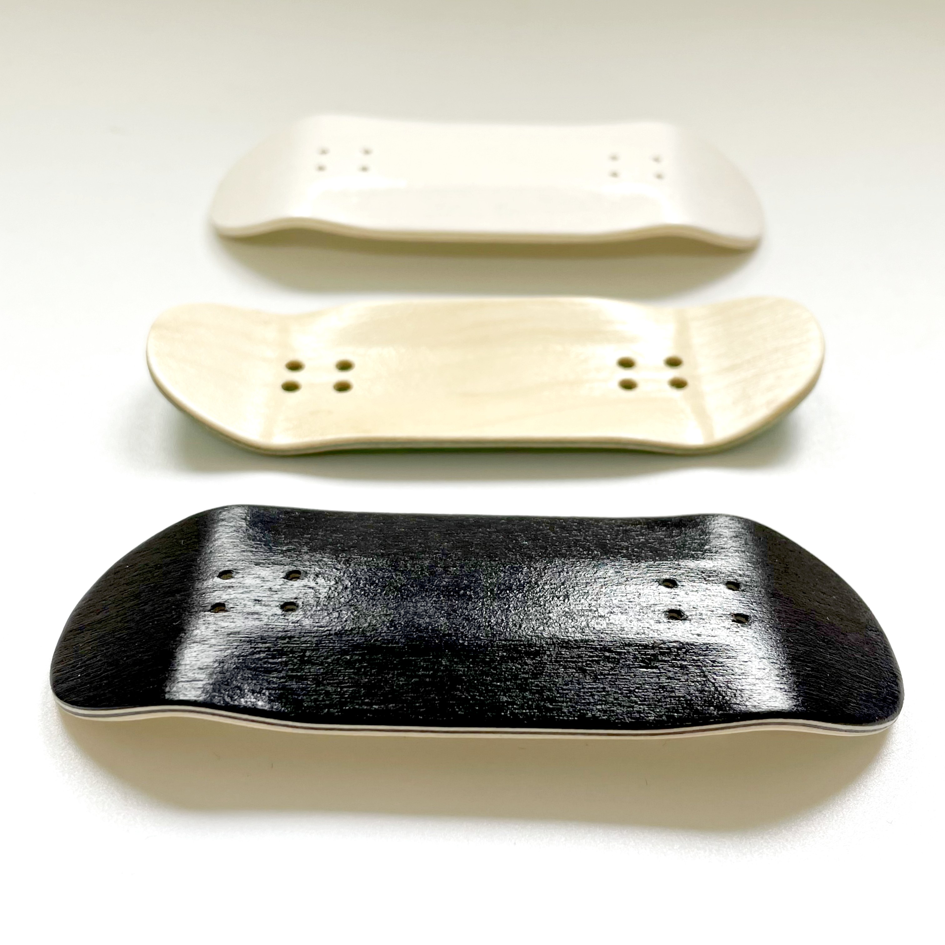 Street Shape Fingerboard Deck 99*33mm Professional Hamdmade 5 Ply ...