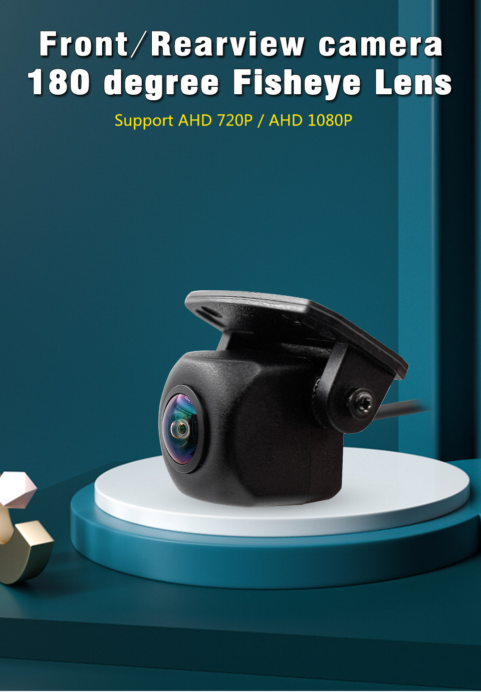 4K 720P/1080P AHD Car Vehicle Golden Lens HD Rear View Reverse Camera ...