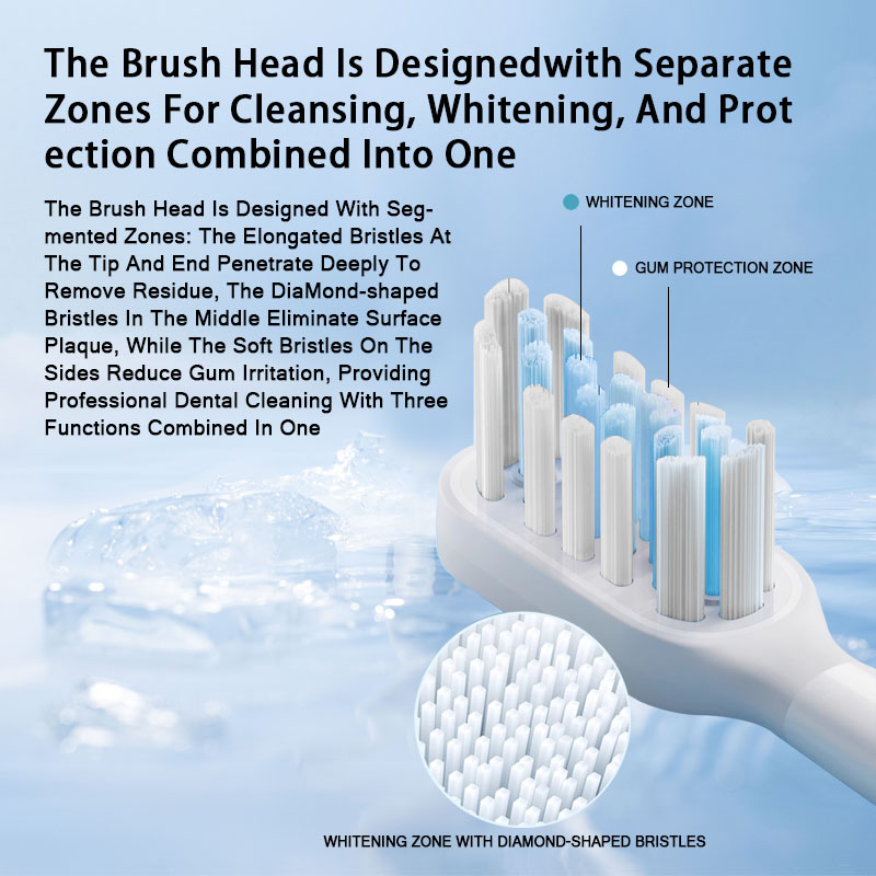 T301/T302 4 Pcs Toothbrush Head For Xiaomi Mijia T301/T302 Replacement Brush Heads with Xiao mi ...