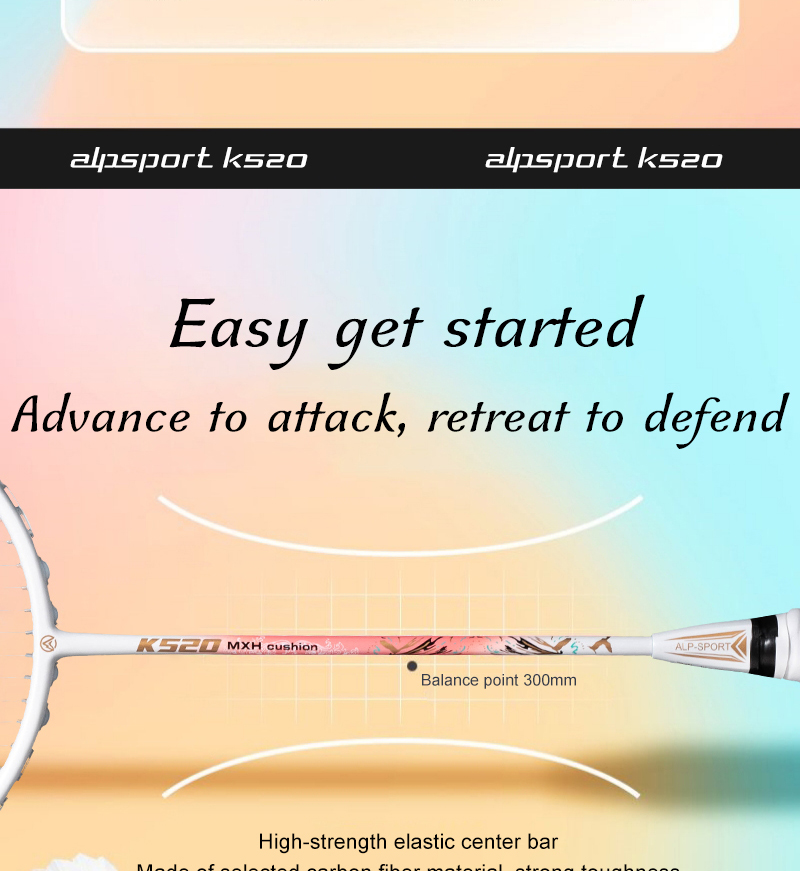 ALPSPORT K520 Pro Designed for Women Goddess 4U 84g Max 30LBS 100% Full ...