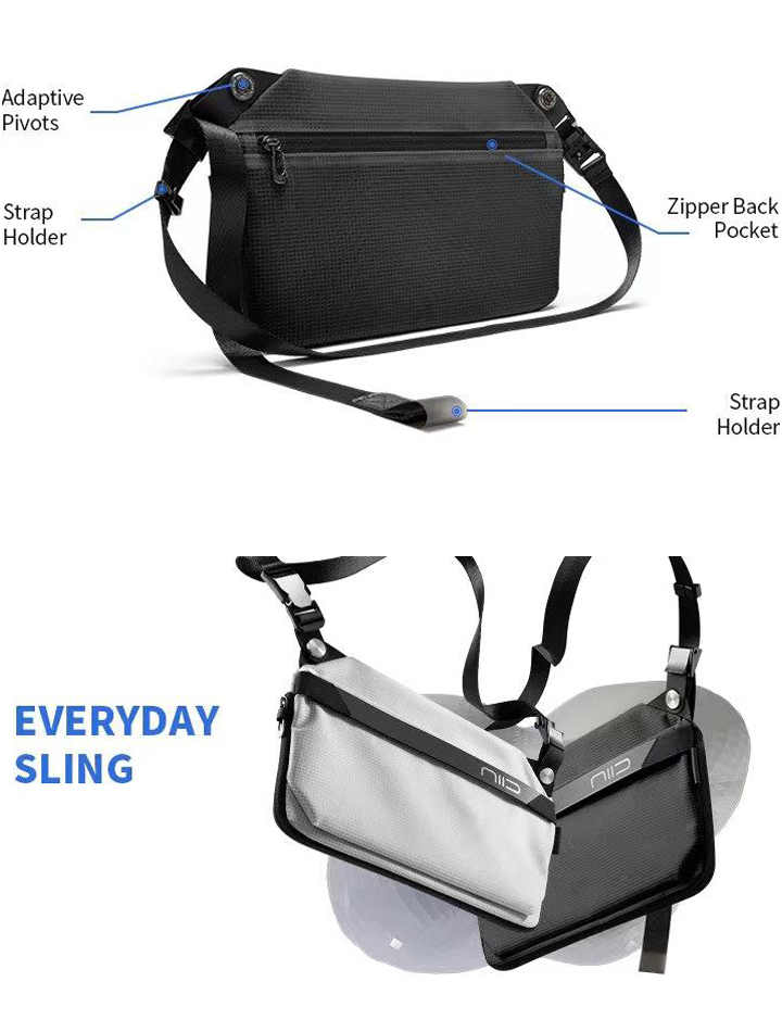 NIID FF Original Fashion Brand Crossbody Bag Men's Personalized ...
