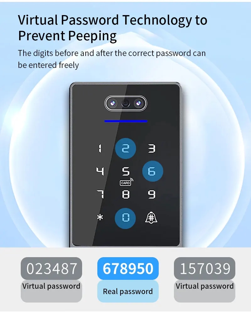 TTlock Face Recognition Smart Lock Controller Facial Access Control ...