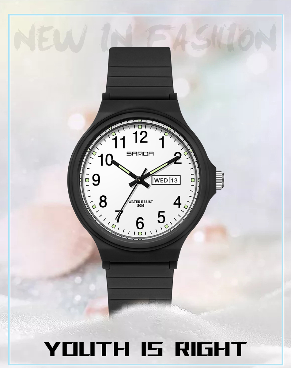 SANDA Men's Fashion Ultra Thin Watches Men Quartz Watch Business ...