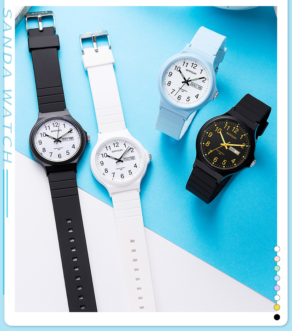SANDA Men's Fashion Ultra Thin Watches Men Quartz Watch Business ...
