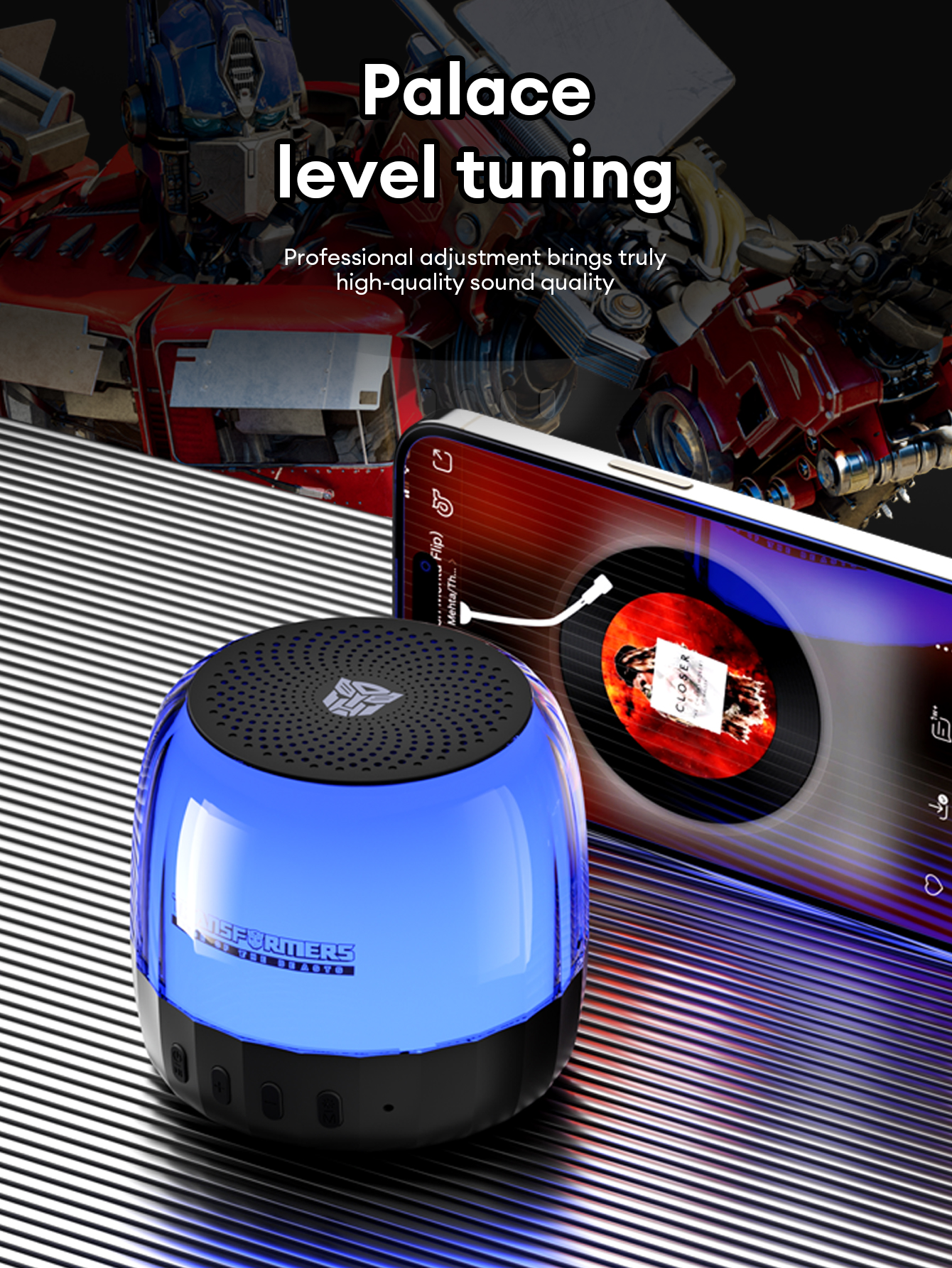 Transformers TF-Y11 Bluetooth Speaker Multiple Modes RGB LED Light | Shopee Malaysia