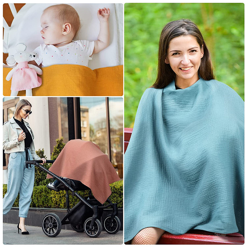 Cotton Outing Nursing Clothes Cover Towel Anti-glare Cover Shy Cloth ...