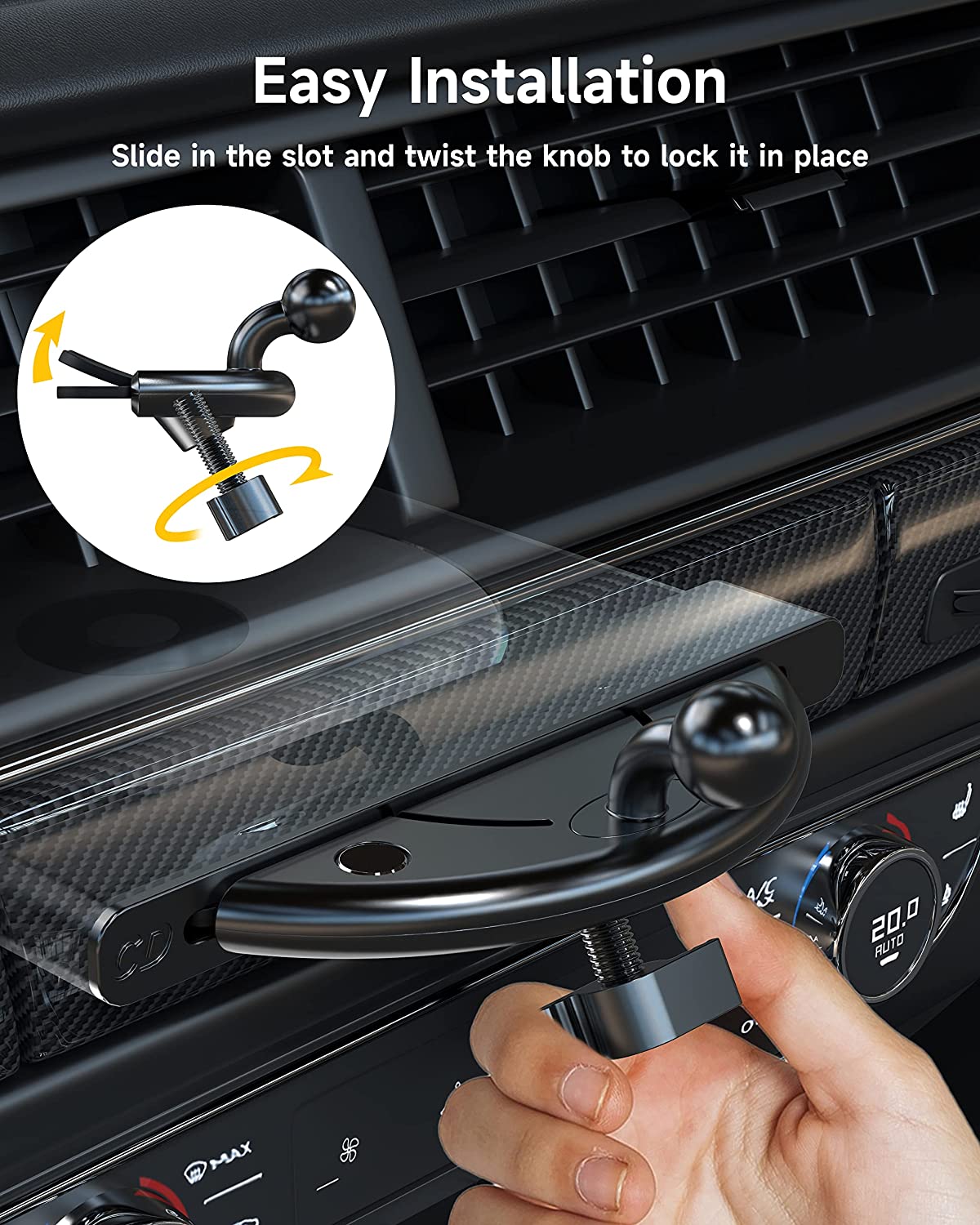 Untoom Car CD Slot Mobile Phone Holder Accessories 17mm Ball Head Base ...