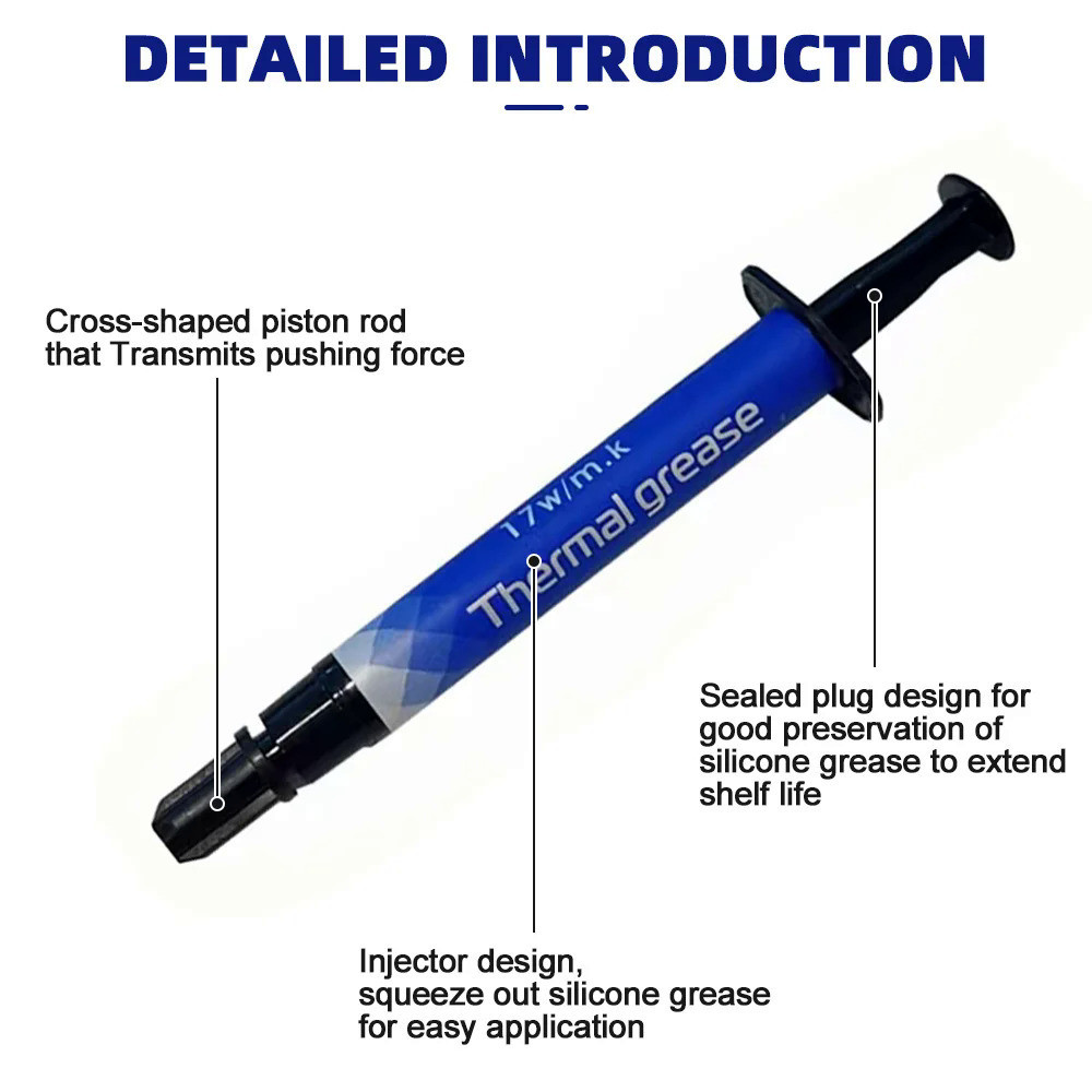 17W/mk Thermal paste Super High Performance Thermal Grease for GPU ...