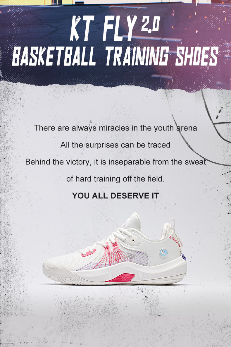 [Klay Thompson] ANTA Men KT FLY 2 CAMPUS Basketball Shoes PRO Training ...