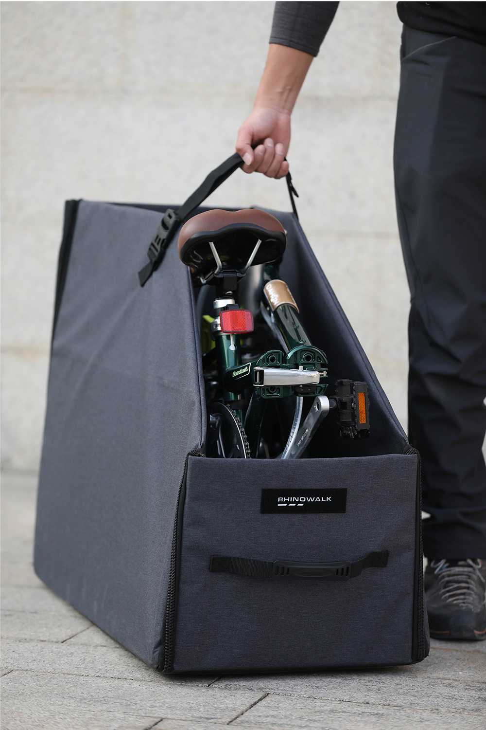 Rhinowalk 20-22'' folding electric bike storage box Bicycle Accessories ...