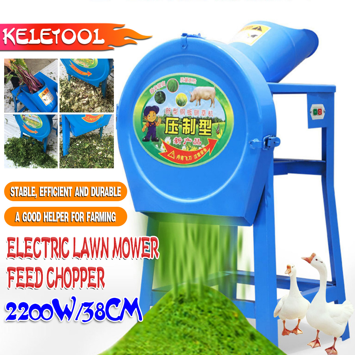 Chopper Napier Rumput grass cutter machine Napier Grass Electric Cutter ...