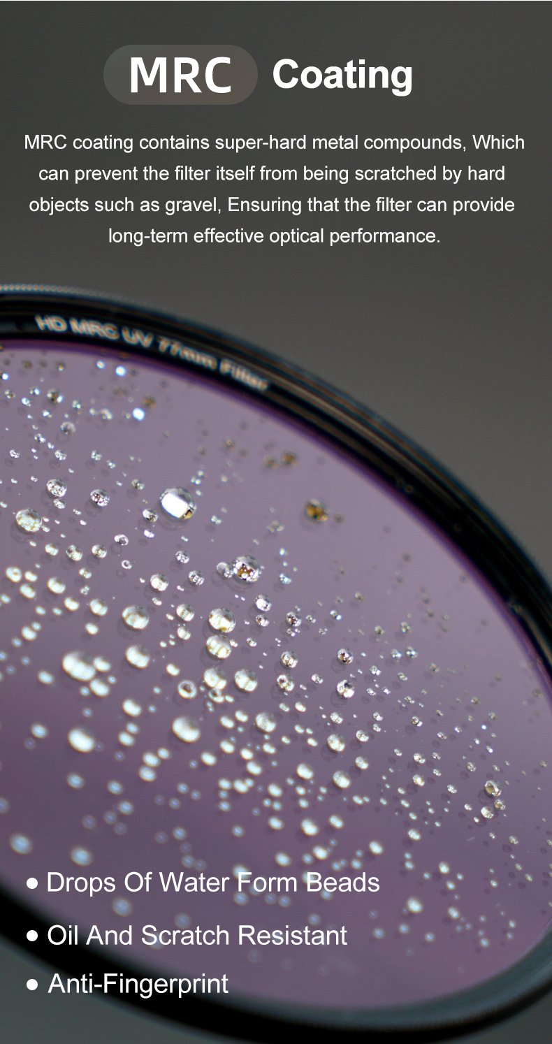 MRCUV 40.5 49 52 55 58 62 67 72 77 82mm MC UV Ultra-Violet Lens Filter ...