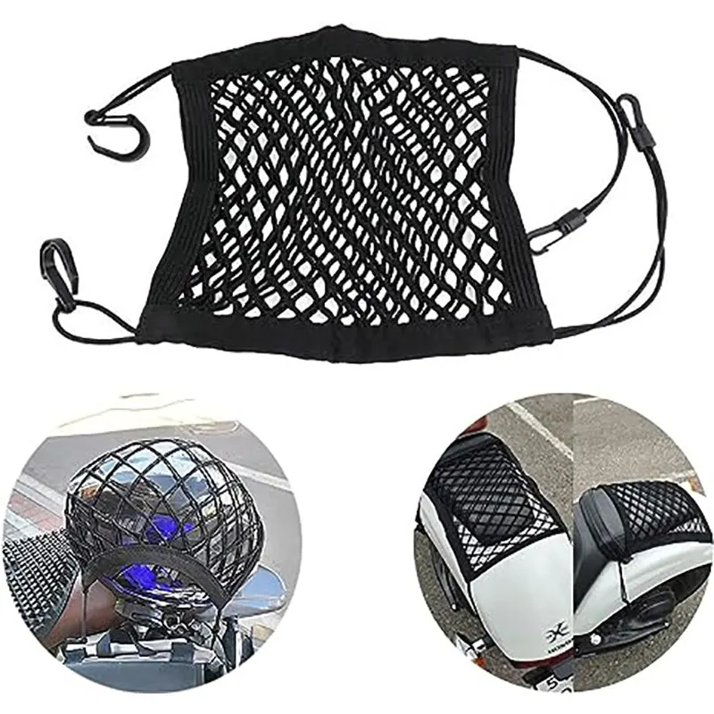 Motorcycle Cargo Net Car Accessories High Elastic Double Layer ...