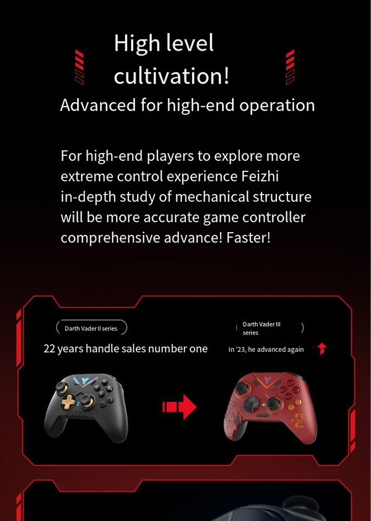 FLYDIGI Vader 3Pro Asuka EVA co branded game controller Hall ...