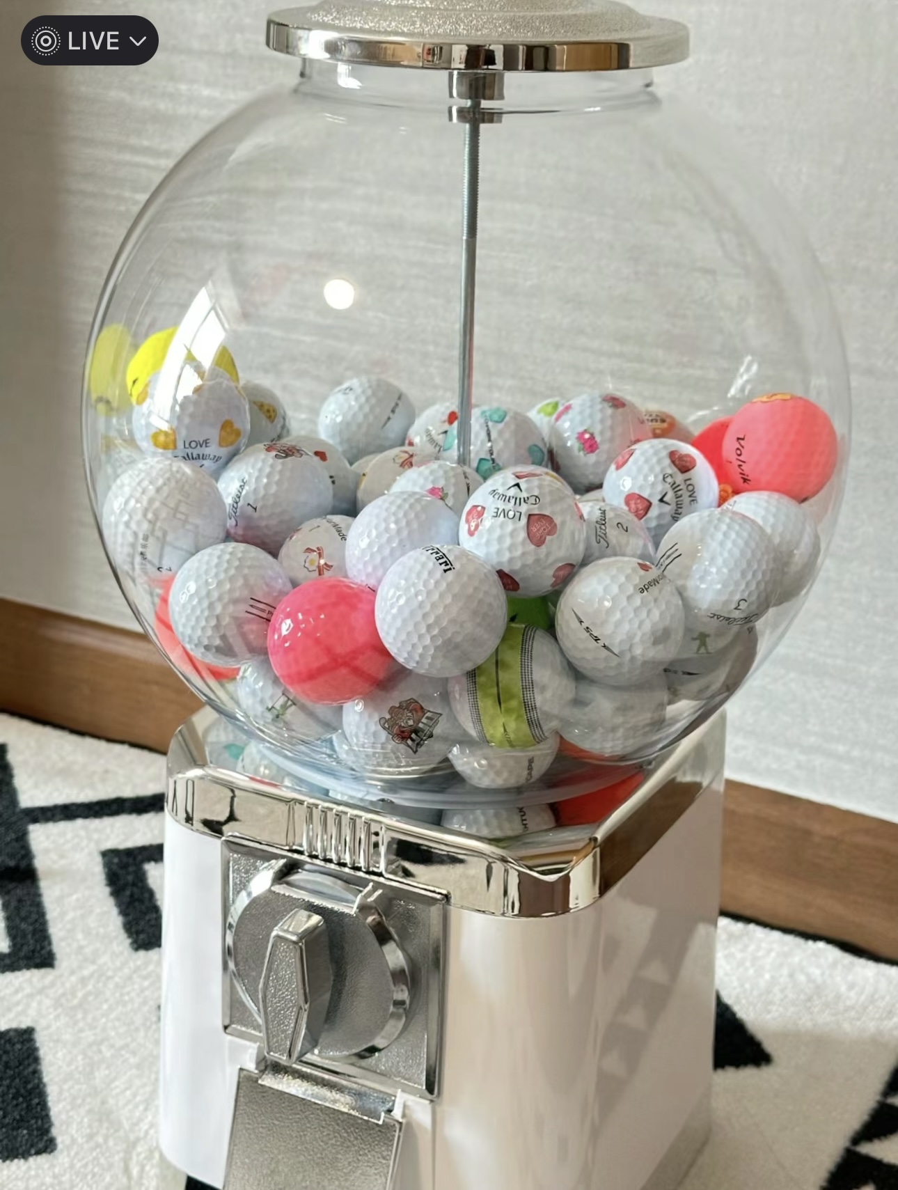 Hold 40MM-55MM ball gashapon machine golf ball storage dolce gusto ...