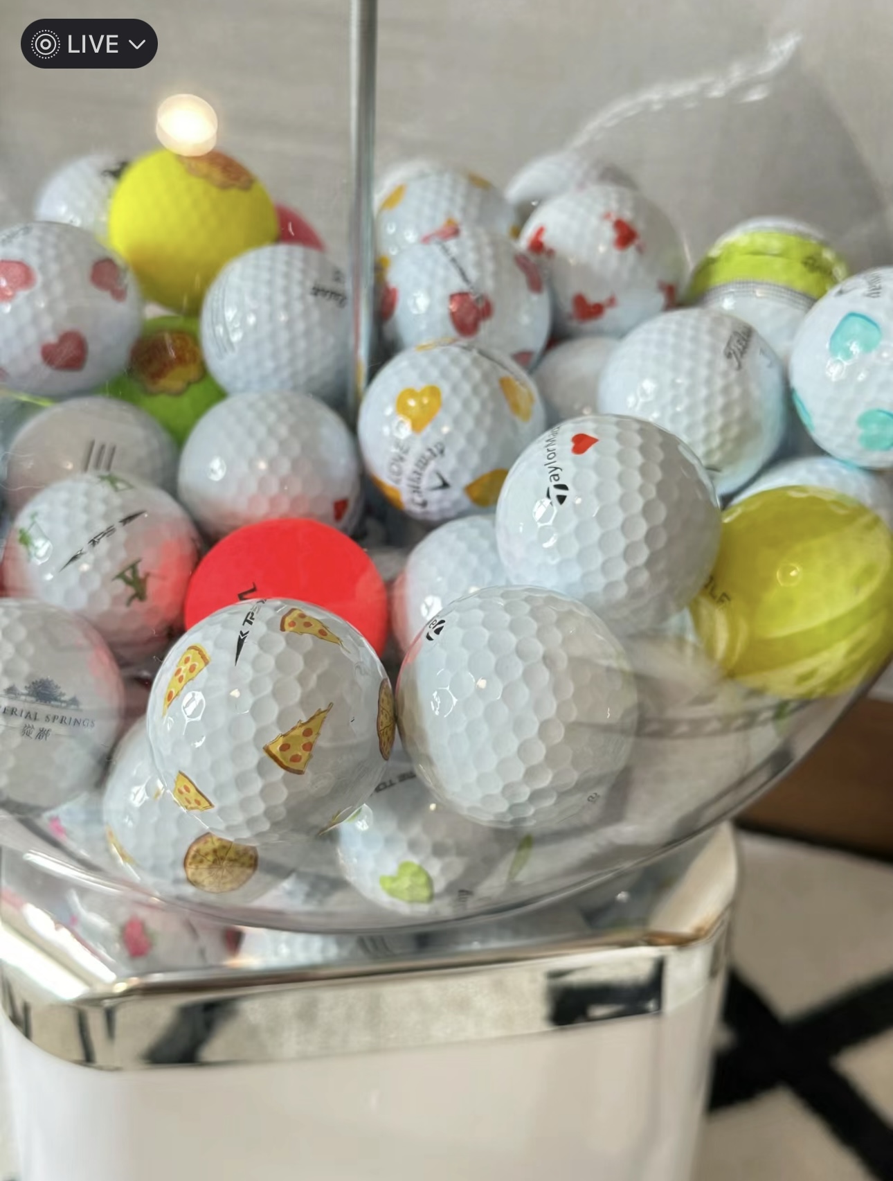 Hold 40MM-55MM ball gashapon machine golf ball storage dolce gusto ...
