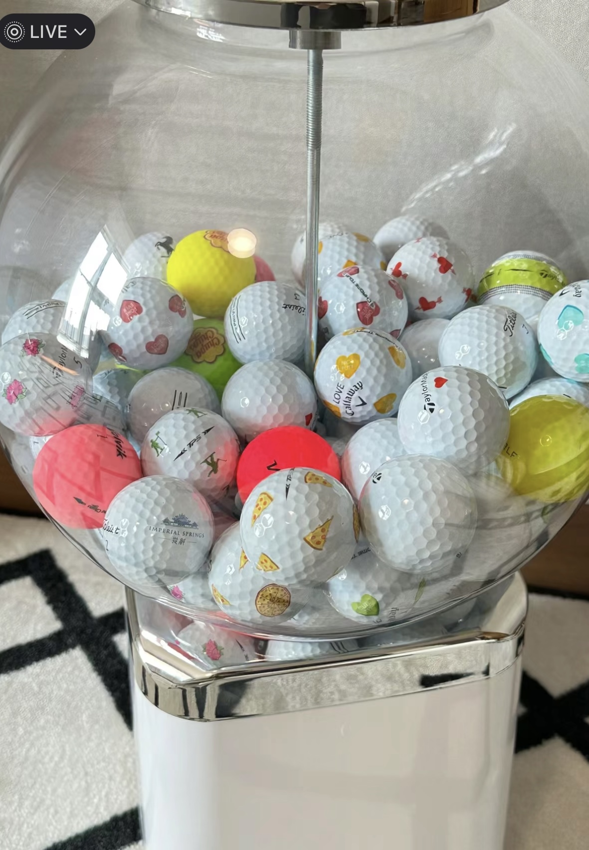 Hold 40MM-55MM ball gashapon machine golf ball storage dolce gusto ...