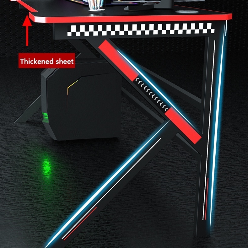 【Ready Stock】120cm Gaming Table meja gaming murah meja PC Laptop Table ...