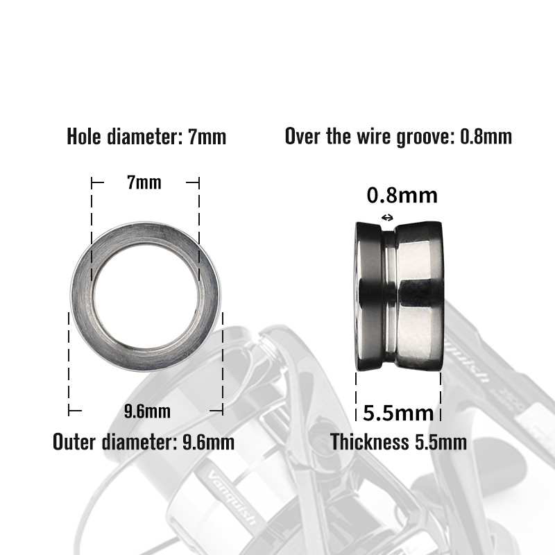 Gomexus Fishing Line Roller Titanium Ball Bearings For Shimano Stella ...