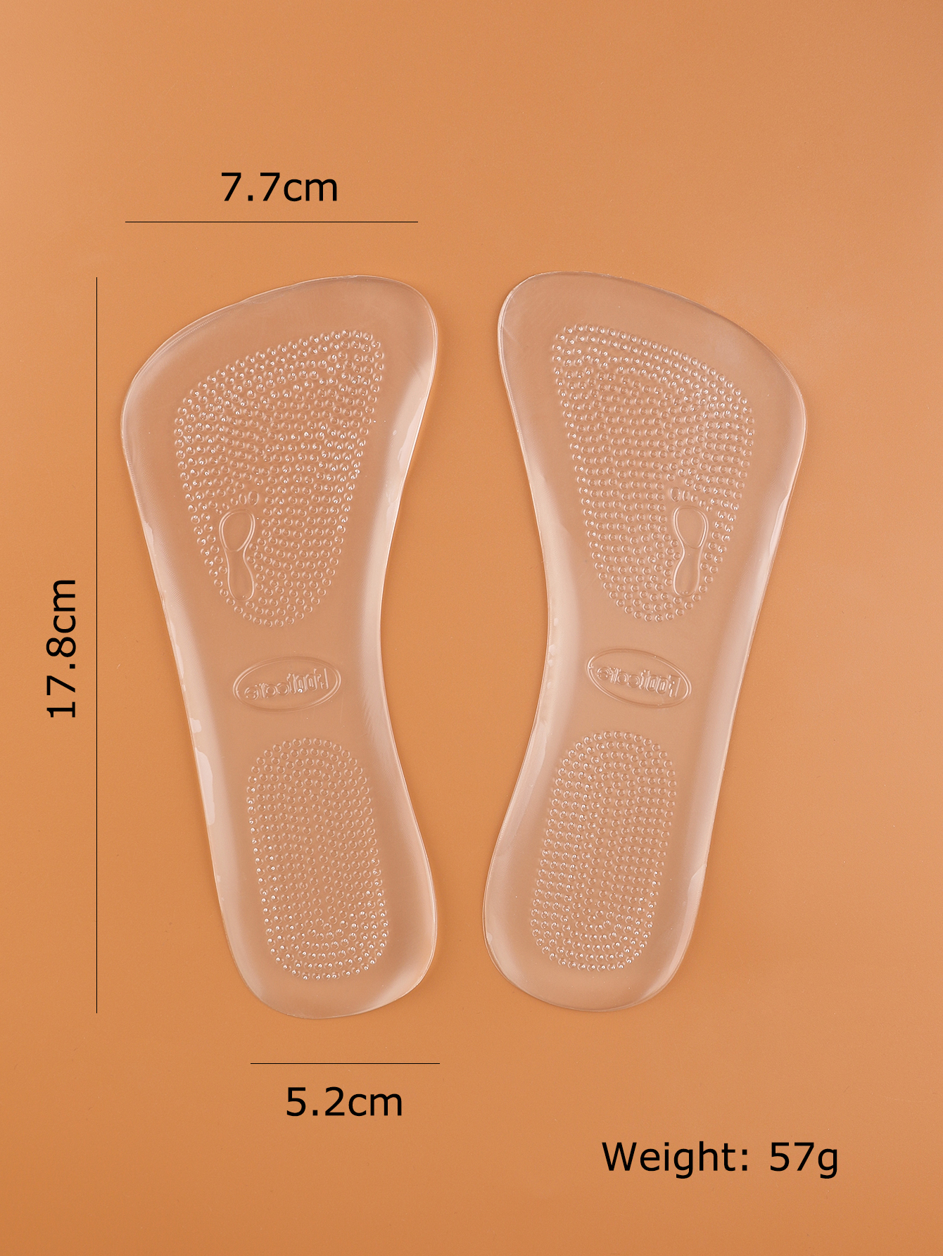 1 Pair High Heeled Shoes With Silicone Seven Point Pad For Shock ...