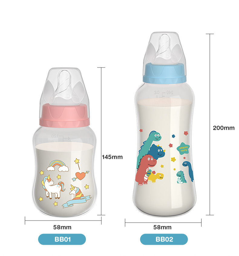 Preferred Baby Botol Susu 150/240ml Botol Susu Baby BPA Free Botol Susu Newborn Baby Bottle BB01 ...