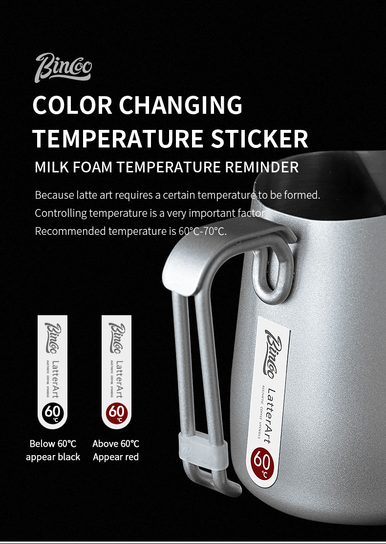 BINCOO Coffee Latte Art Vat Stainless Steel Professional Latte Art Cup ...