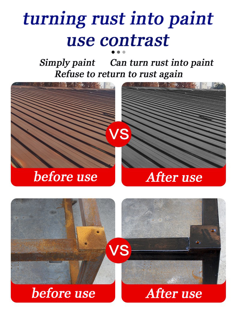 [New rust removal formula]anti rust paint 300g No sanding required ...