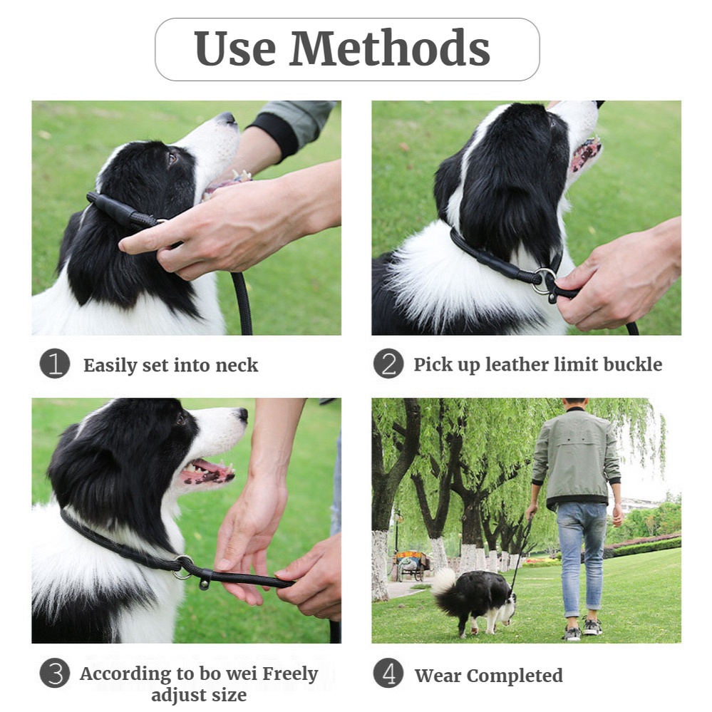 Dog Leash tali ng aso Pet training leash Gabay leash Adjustable with ...