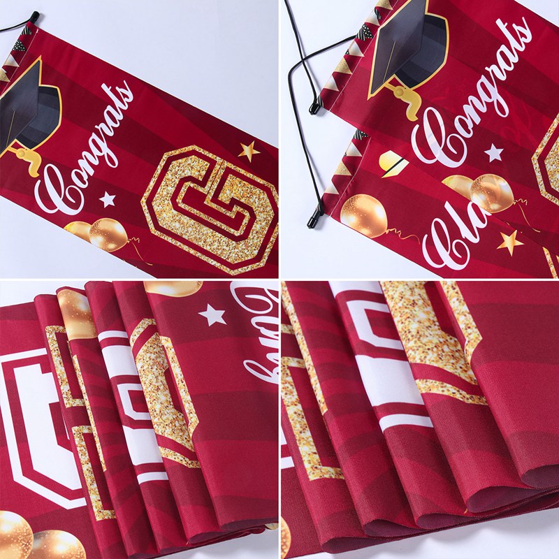 2pcs Graduation Door Curtain 2024 GRAD Themed Door Banner 30*180cm ...