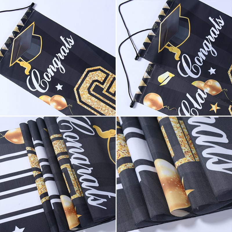 2pcs Graduation Door Curtain 2024 GRAD Themed Door Banner 30*180cm ...