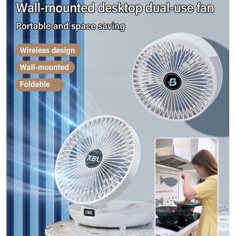 Local shipment 】XIAOMI Portable Dual-use Table Desk fan/Wall-mounted ...
