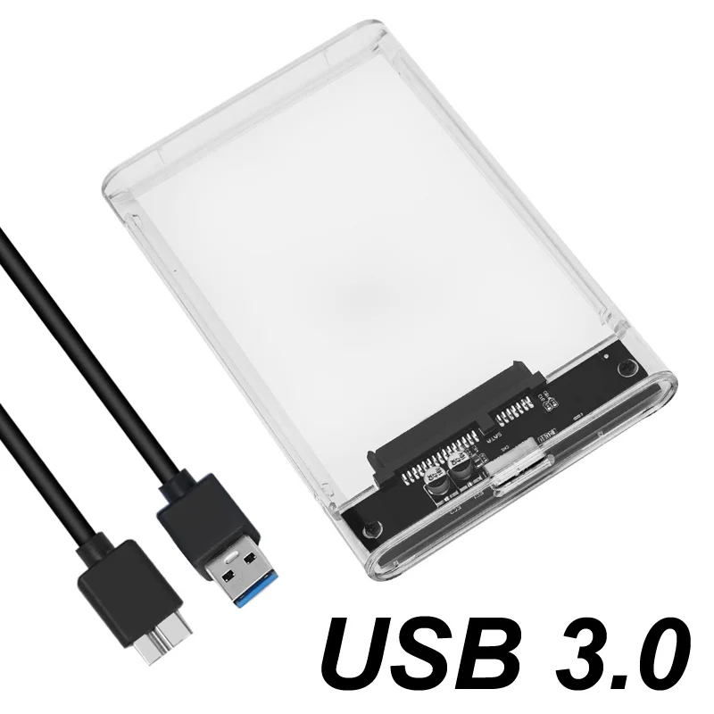 USB C Hard Drive Case Type C 3.0 2.0 External HDD Enclosure 2.5 inch ...