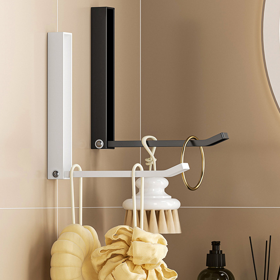 Hanger storage device，clothes Drying Rack，Indoor Wall Mounted Drying ...