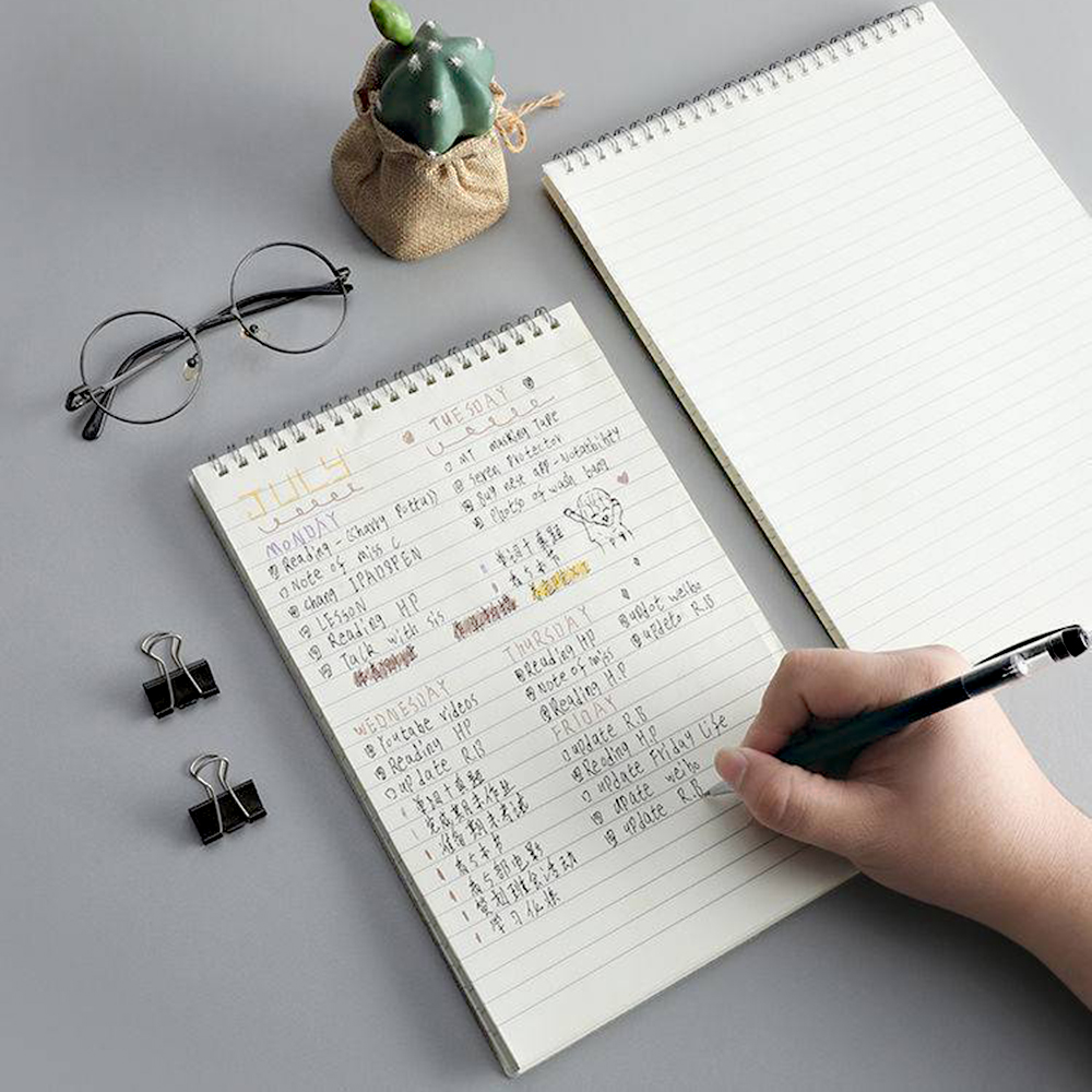 A5 Student Notebook with Partition, Diary for Kids, Travelers & School ...