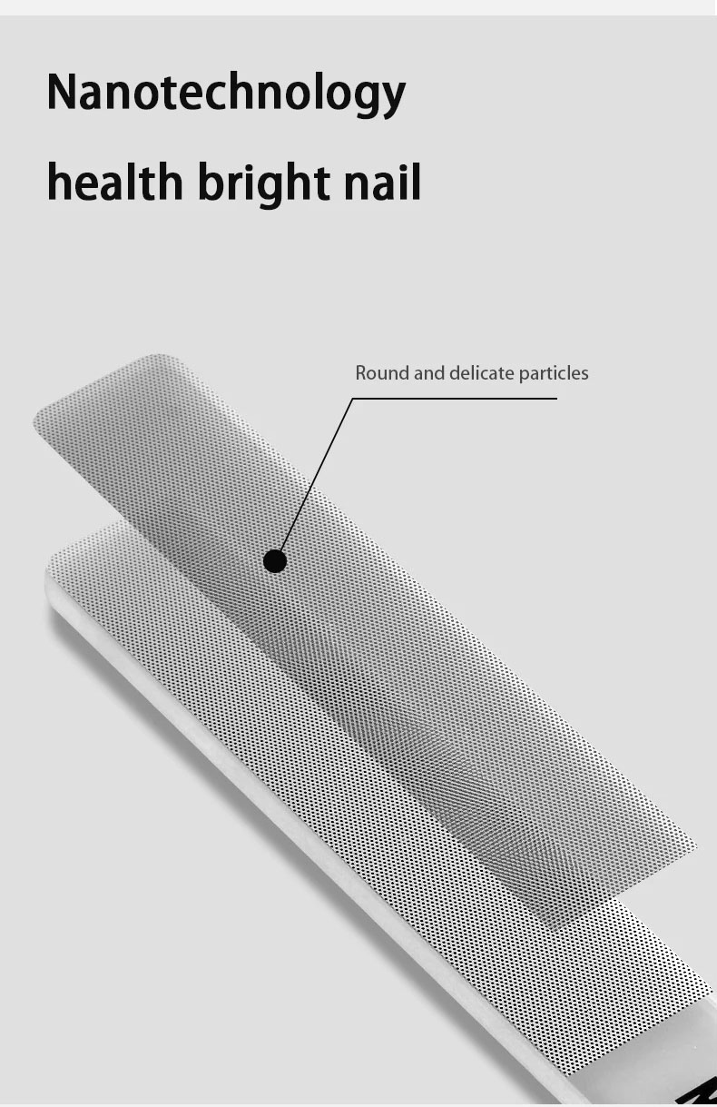 Nano Glass Nail File Transparent Crystal Nail Polish Rubbing Strip ...