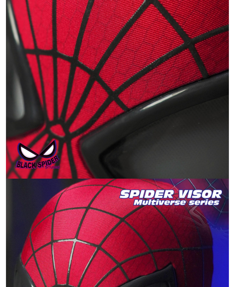 Black Spider The Amazing Spider-Man 2 Mask Movie Restoration Garfield ...