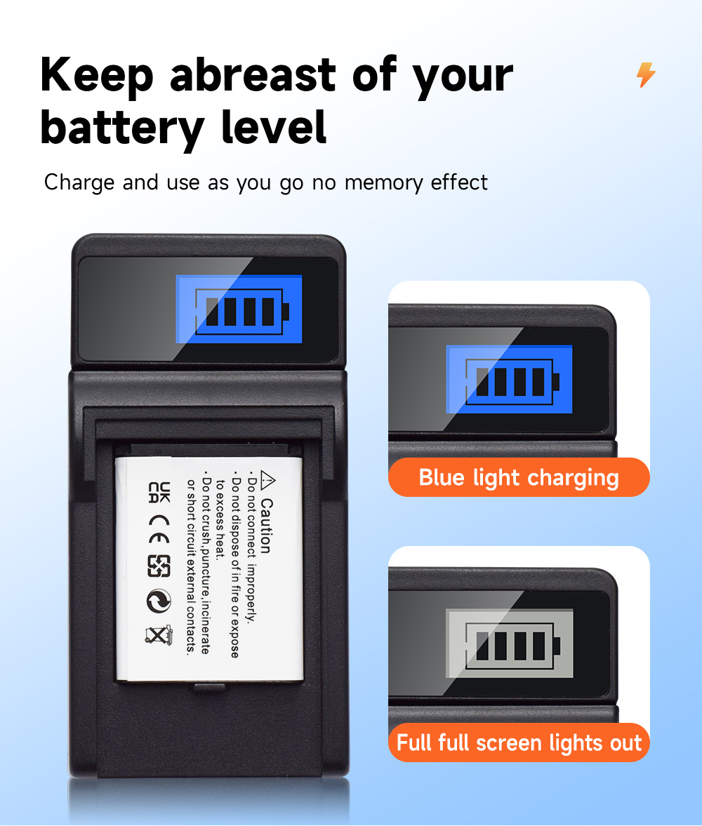 Cityork BP-70A EA-BP70A IA-BP70A BP70A IABP70A Battery & LCD Charger ...