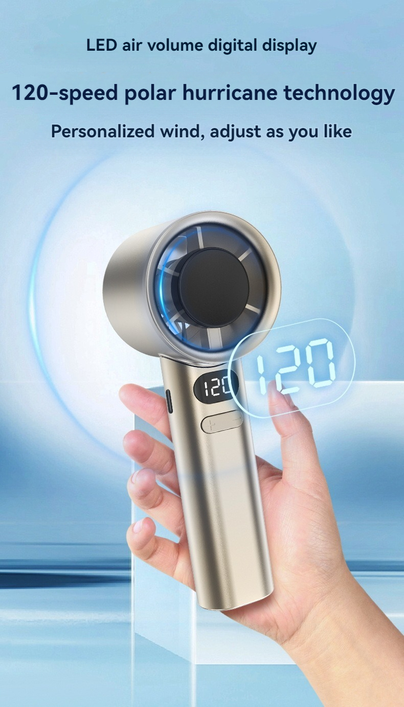 M11 Handheld Turbo Fan High Speed Rechargeable USB Portable Strong Wind ...