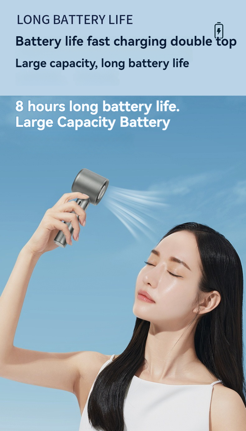 M11 Handheld Turbo Fan High Speed Rechargeable USB Portable Strong Wind ...