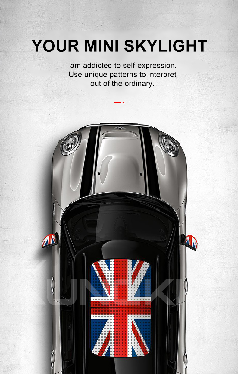 Car Sunroof Skylight Stickers Car Windows Stickers for MINI Cooper ...