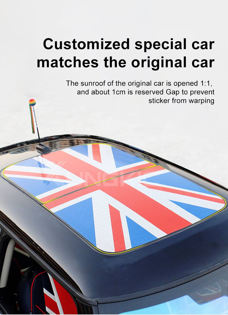 Car Sunroof Skylight Stickers Car Windows Stickers for MINI Cooper ...