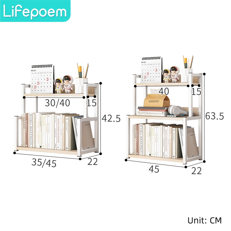 Desk Organizer Rack Study Table Organizer Office Table Organizer 3 Tier ...