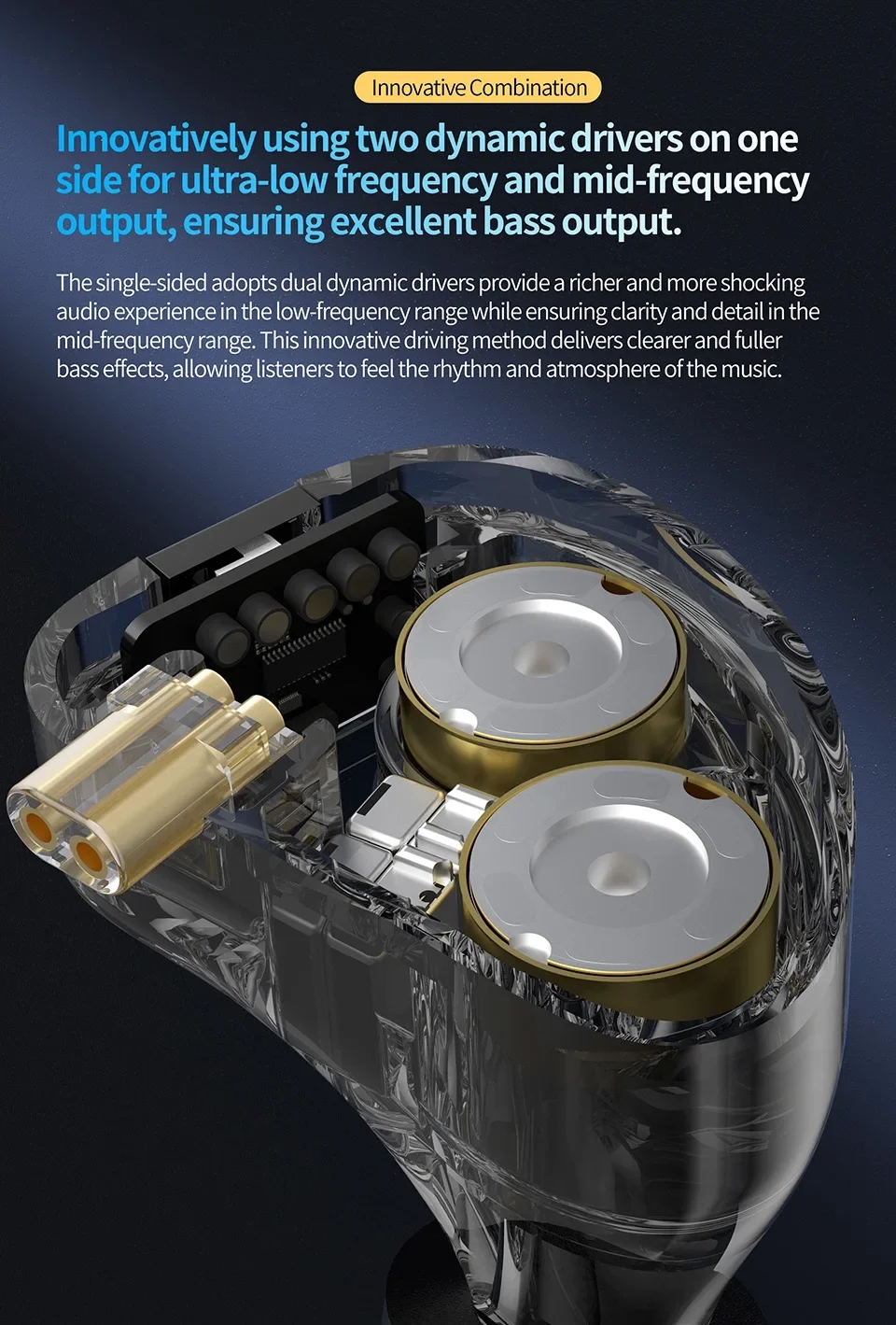 CCA Rhapsody 2DD+4BA Hybrid IEM Hi-Fi Earphones Wired Headphone With ...